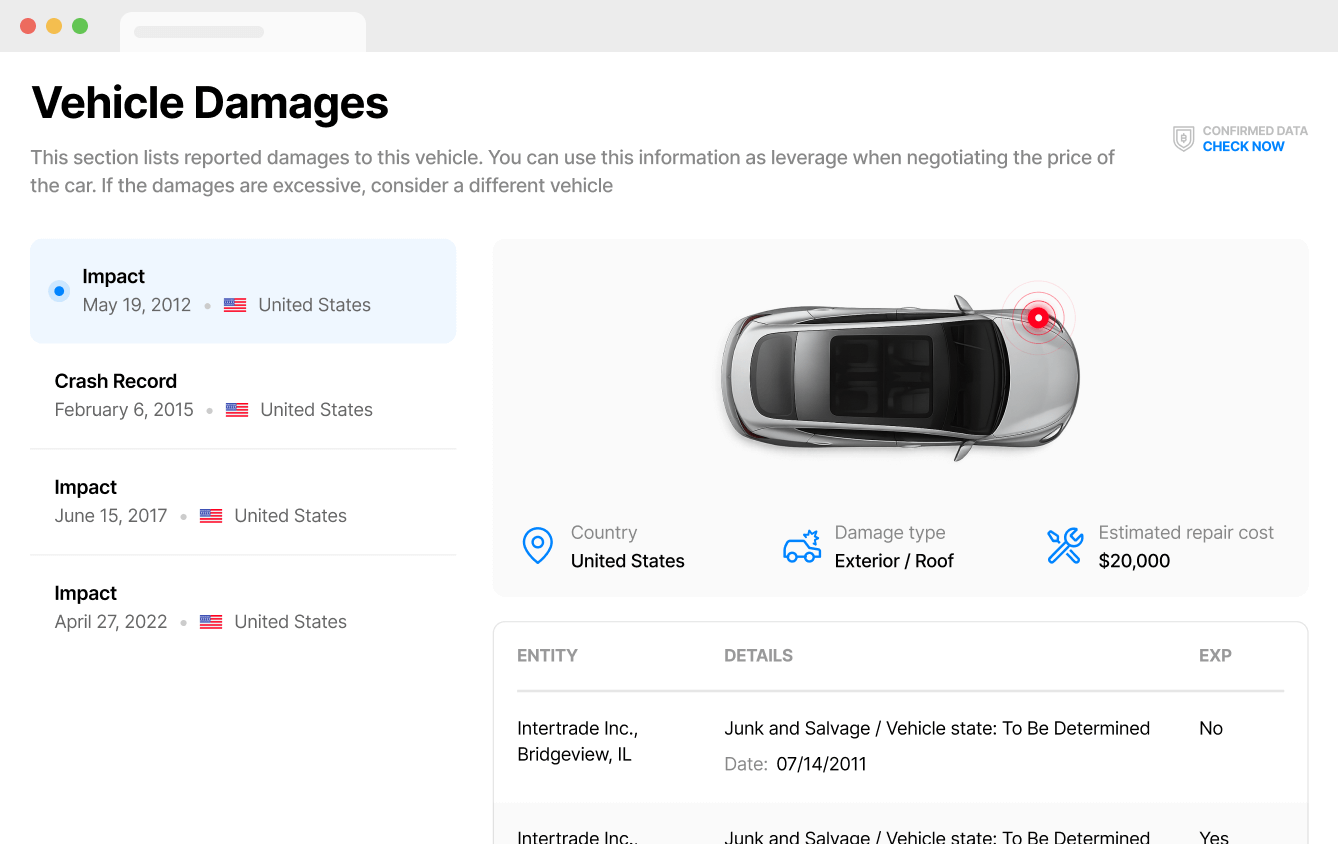Free VIN Check & Vehicle History Report