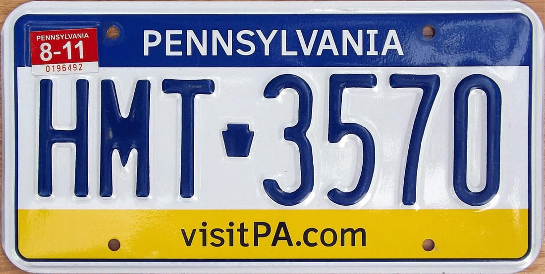 Free Pennsylvania License Plate Lookup and Owner Search