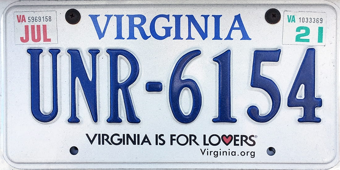 Free Virginia License Plate Lookup and Owner Search
